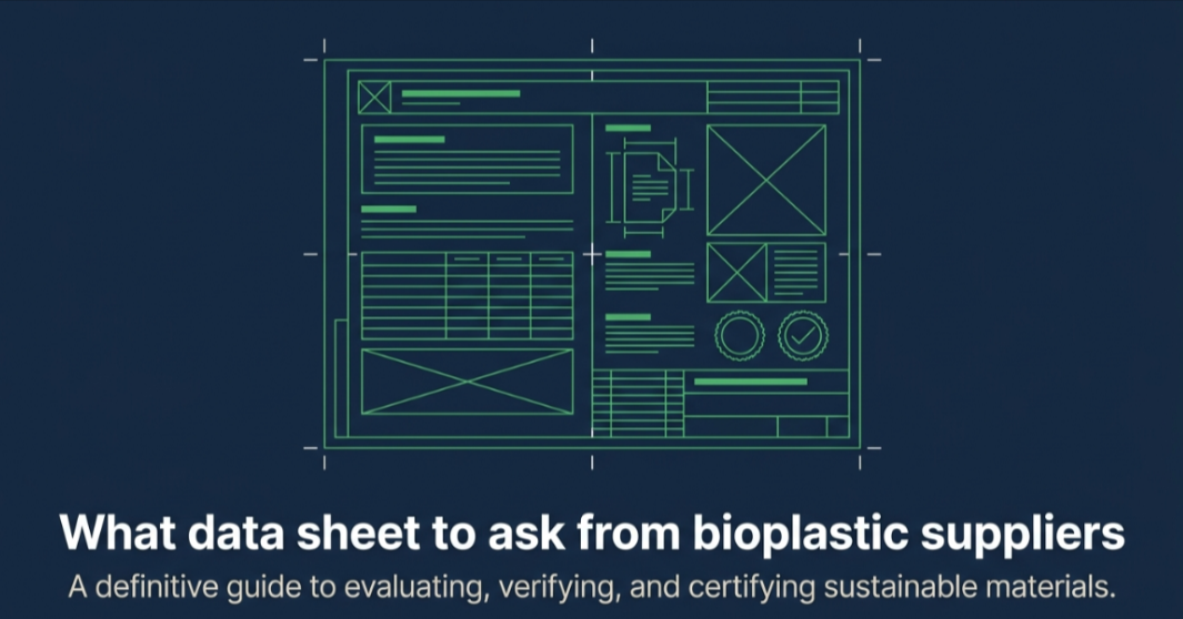 Bioplastic Supplier Data Sheet Checklist