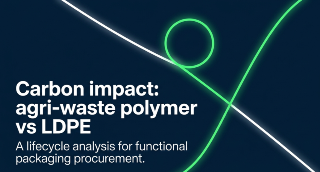 Agri-Waste Polymer vs. LDPE